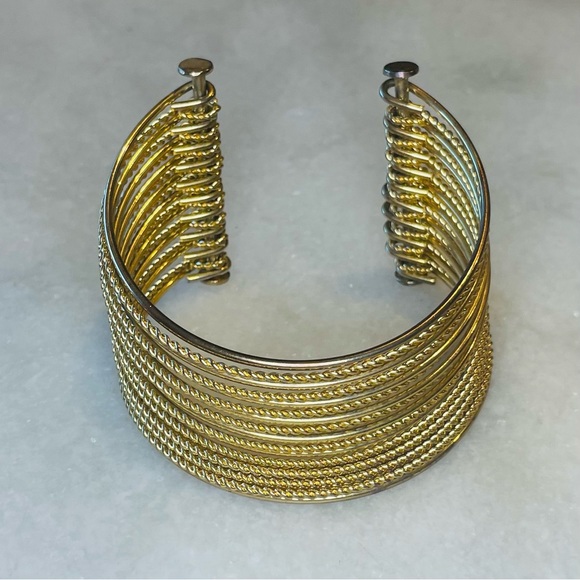Jewelry | 3 For 1 Sale Gold Tone Cuff Bracelet B958 | Poshmark